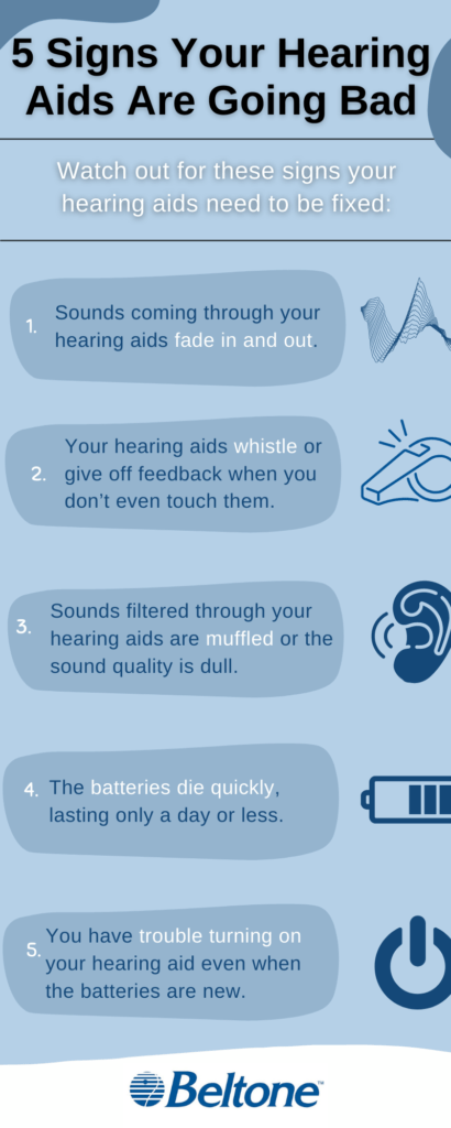5 Signs Your Hearing Aids Are Going Bad - Beltone America